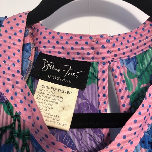 Vintage | Tops | Vintage Diane Freis Hand Beaded Top | Poshmark